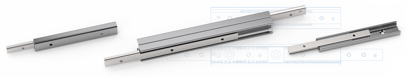 Efficient Telescoping Linear Guide Rail | Helix Linear Technologies